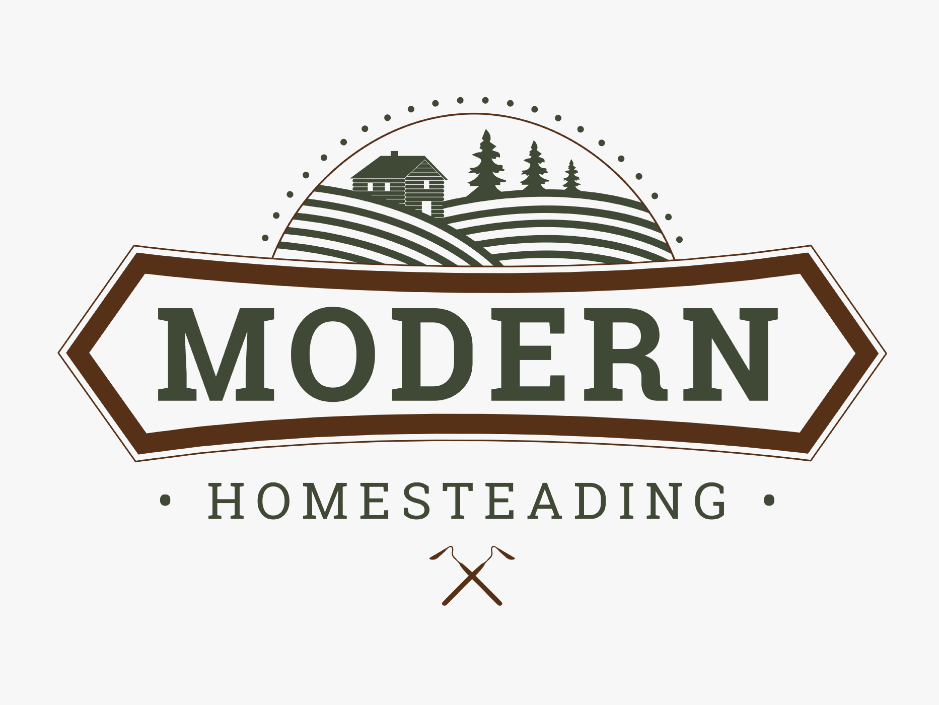 Modern Homesteading Logo - Samantha Hay